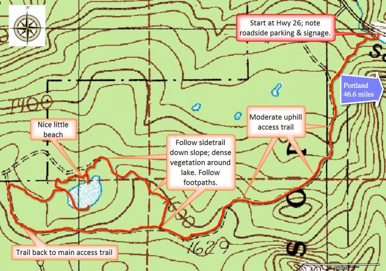 Map 15: Bloom Lake | Forest Hiker